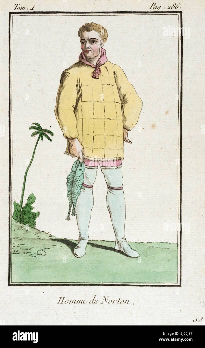 Costume Plate (Homme de Norton). Jacques Grasset de Saint-Sauveur ...