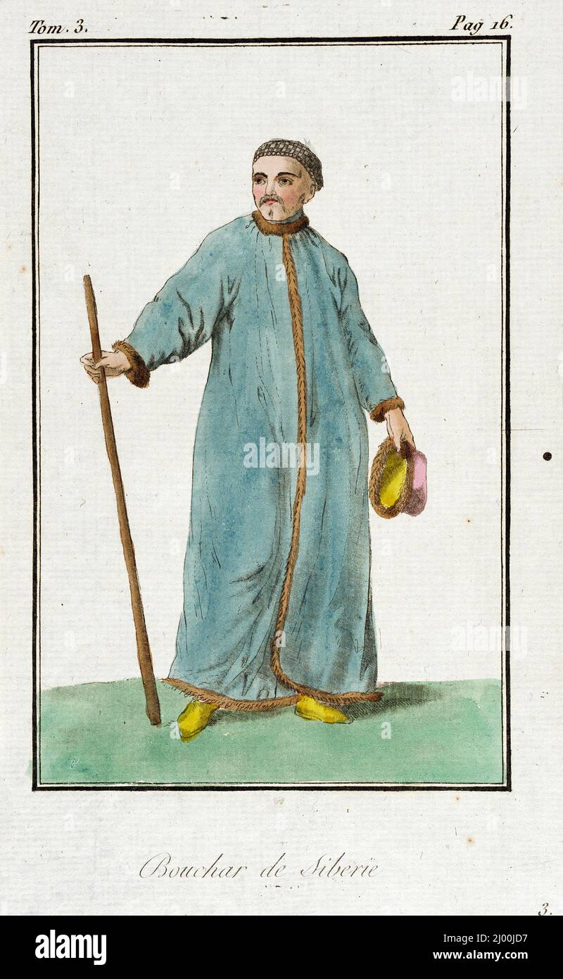 Costume Plate (Bouchar de Siberie). Jacques Grasset de Saint-Sauveur ...