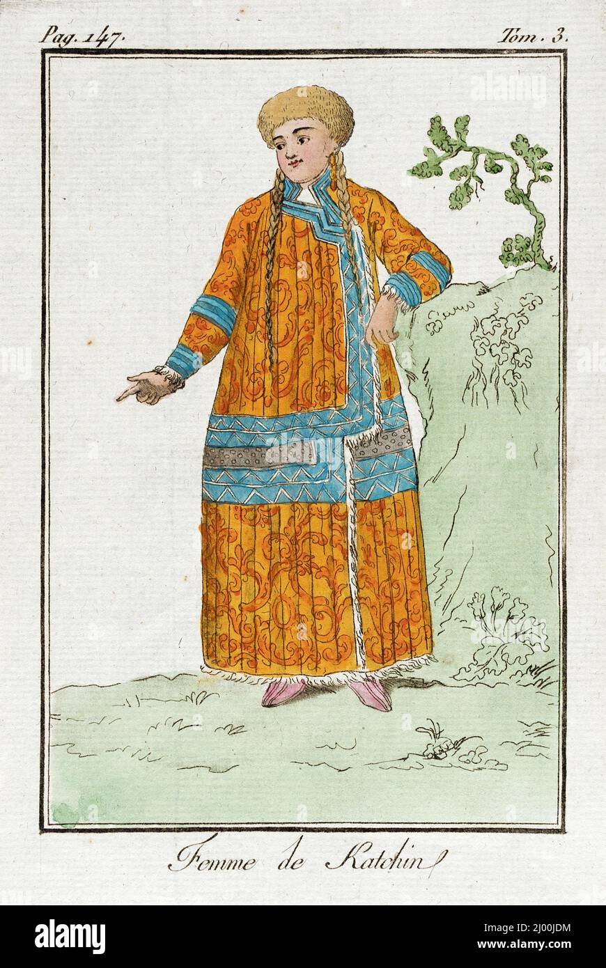 Costume Plate (Femme de Katchin). Jacques Grasset de Saint-Sauveur ...