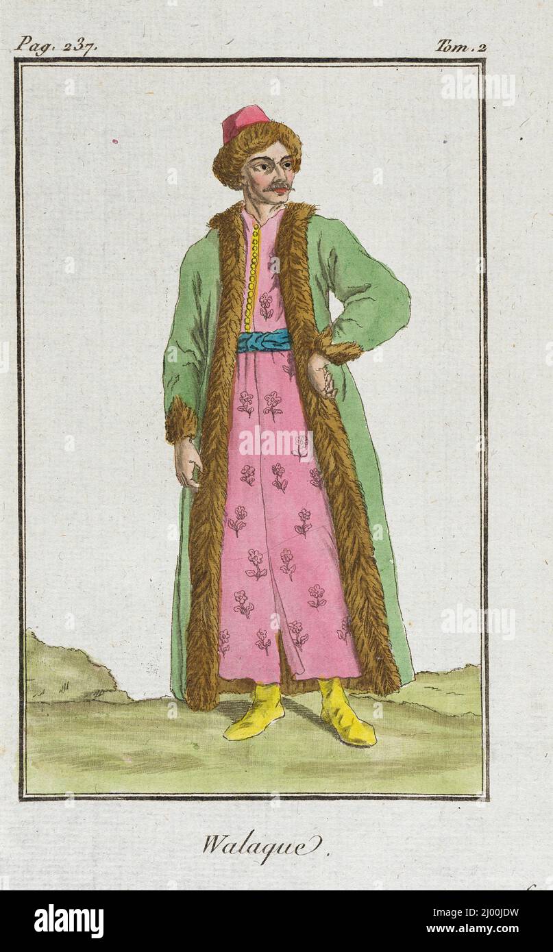 Costume Plate (Walaque). Jacques Grasset de Saint-Sauveur (France, 1757 ...