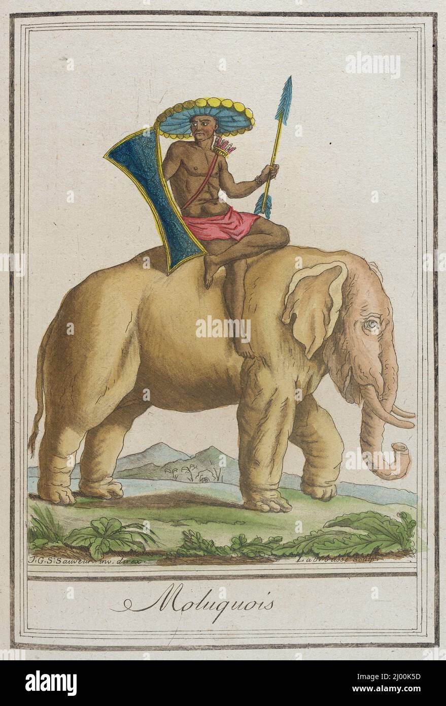 Costumes de Différents Pays, 'Moluquois'. L. F. Labrousse (France ...