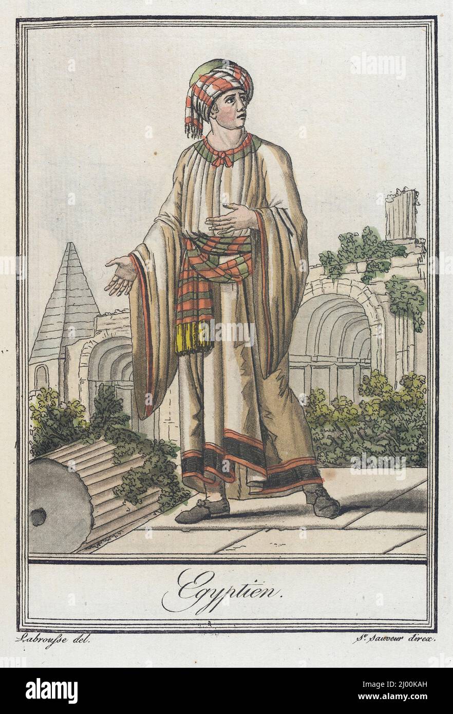 Costumes de Différent Pays, 'Egyptien'. L. F. Labrousse (France ...