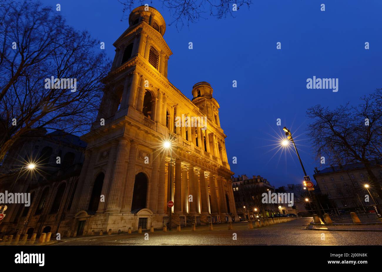 Exterior saint sulpice church hi-res stock photography and images - Alamy