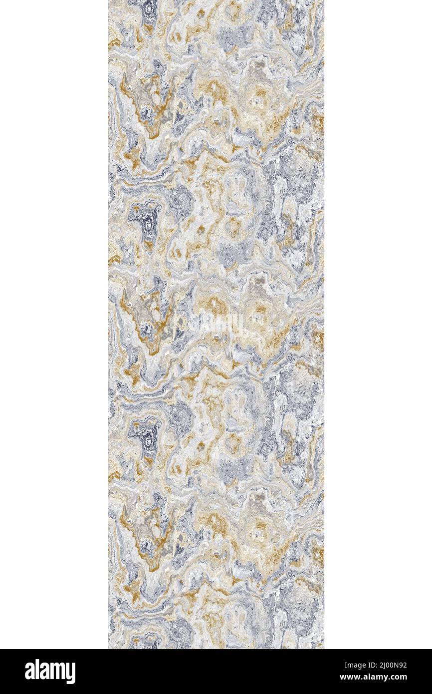 Grey tonal marbled seamless vertical border edge. Random stone rock ...