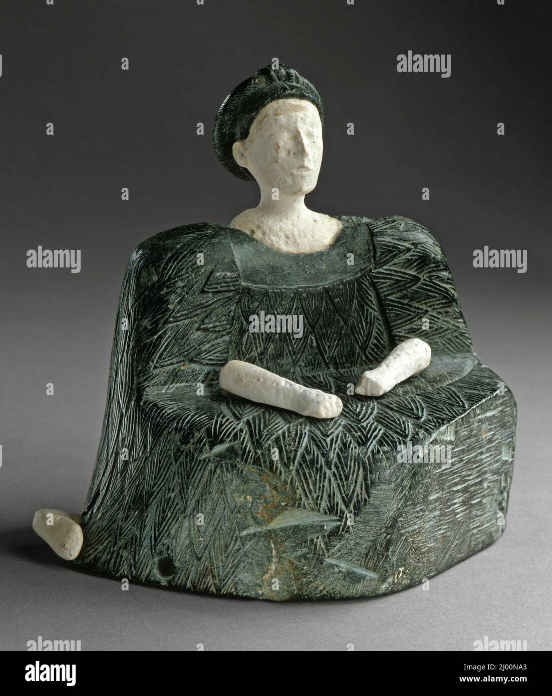 Seated Female Figure. Northern Afghanistan, Ancient Bactria, circa 2500 ...