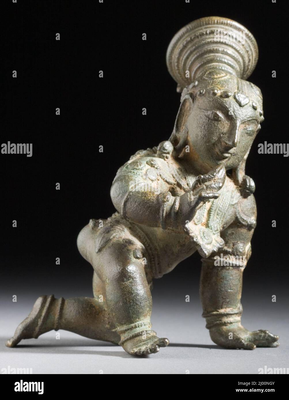 Krishna, The Butter Thief. India, Tamil Nadu, 16th century. Sculpture ...