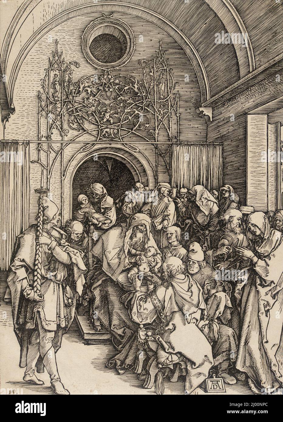 The Circumcision. Albrecht Dürer (Germany, Nuremberg, 1471-1528). 1511 ...