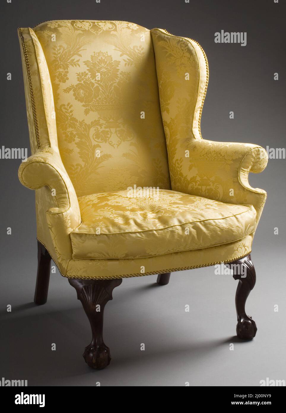 Easy Chair with C-scroll Arms. United States, Pennsylvania ...