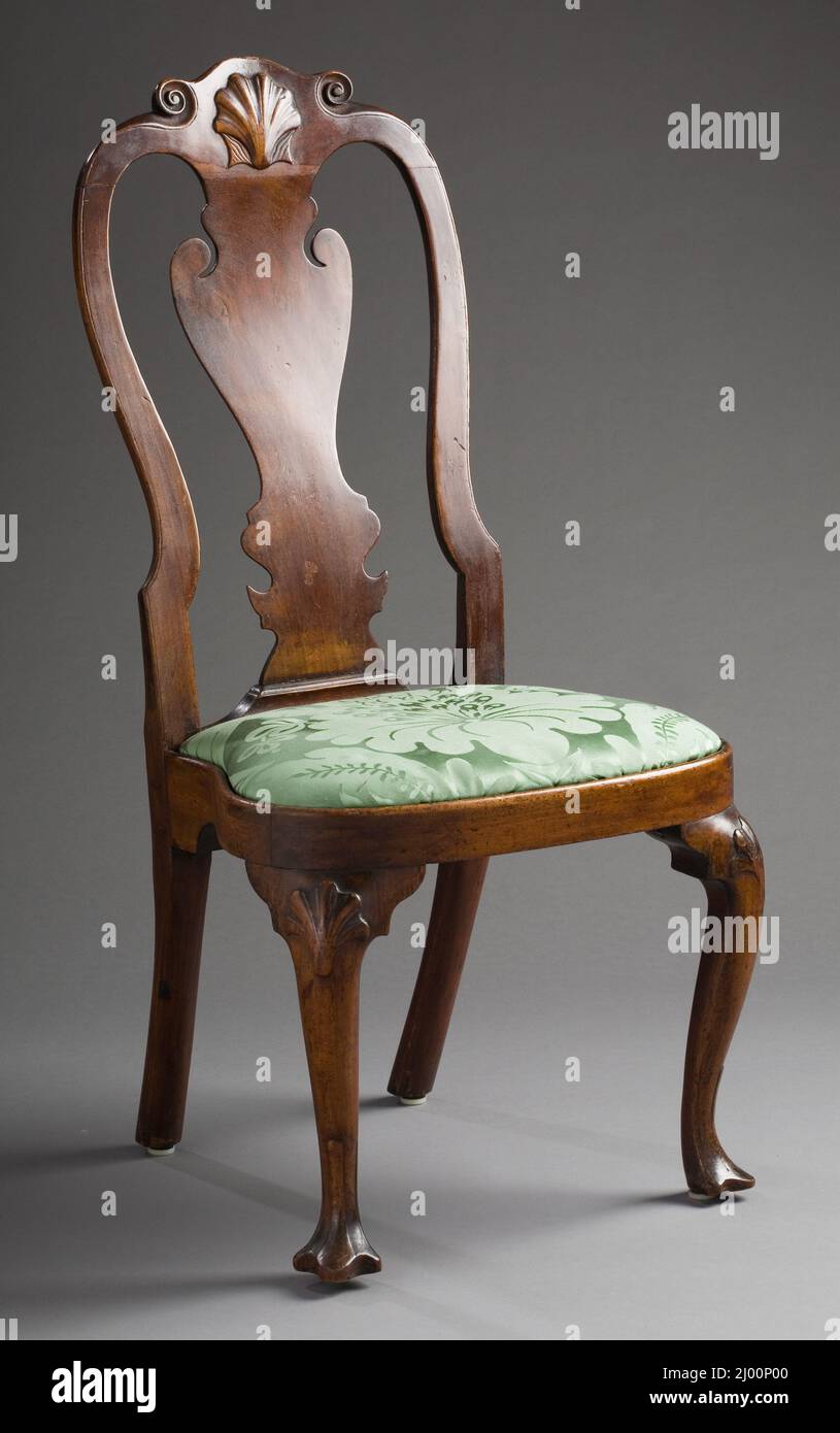 Crook-back Side Chair with Compass Seat and Trifid Feet. United States ...