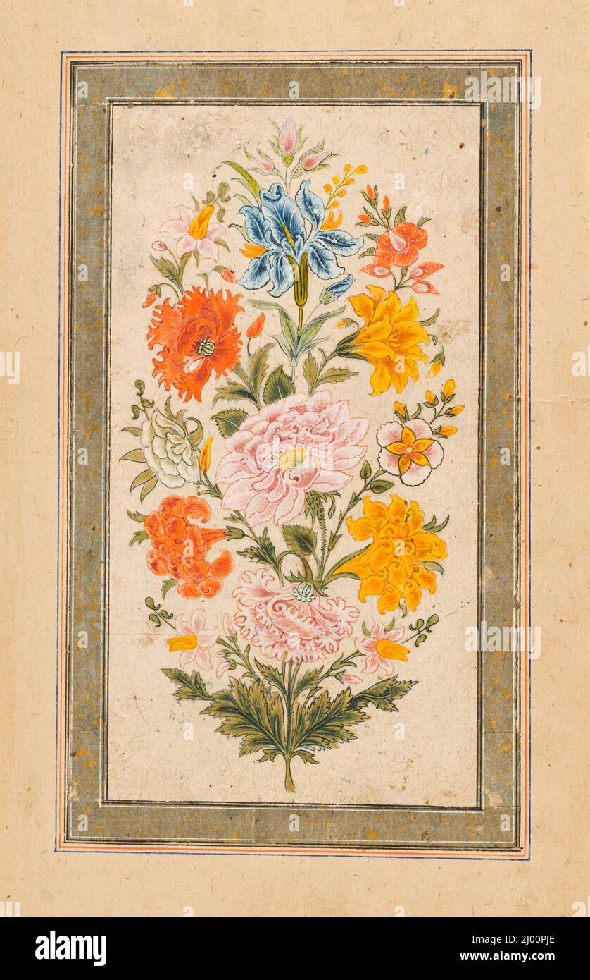 Exotic Flowering Plant. India, Deccan (?), circa 1650-1700. Drawings ...