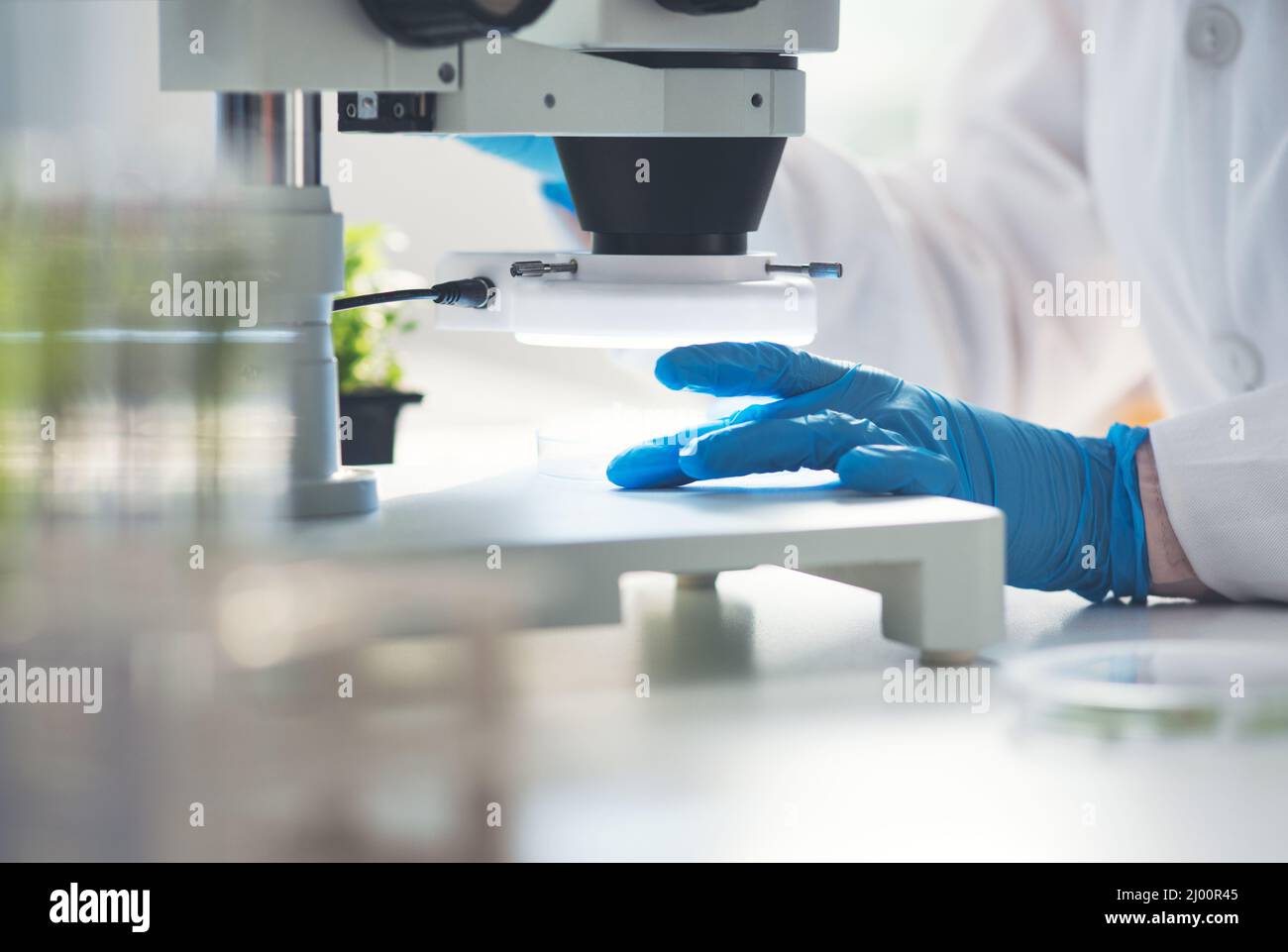 Time to see whats under the light. Cropped shot of an unrecognizable ...