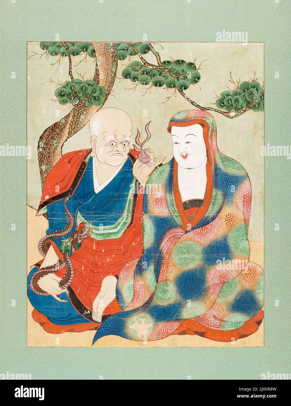 Arhats. Korea, Korean, Joseon dynasty (1392-1910), late 19th century ...