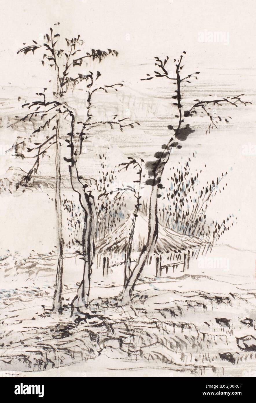 Landscape. Kim Hong-do (Korea, 1745-after 1814). Korea, Korean, Joseon ...