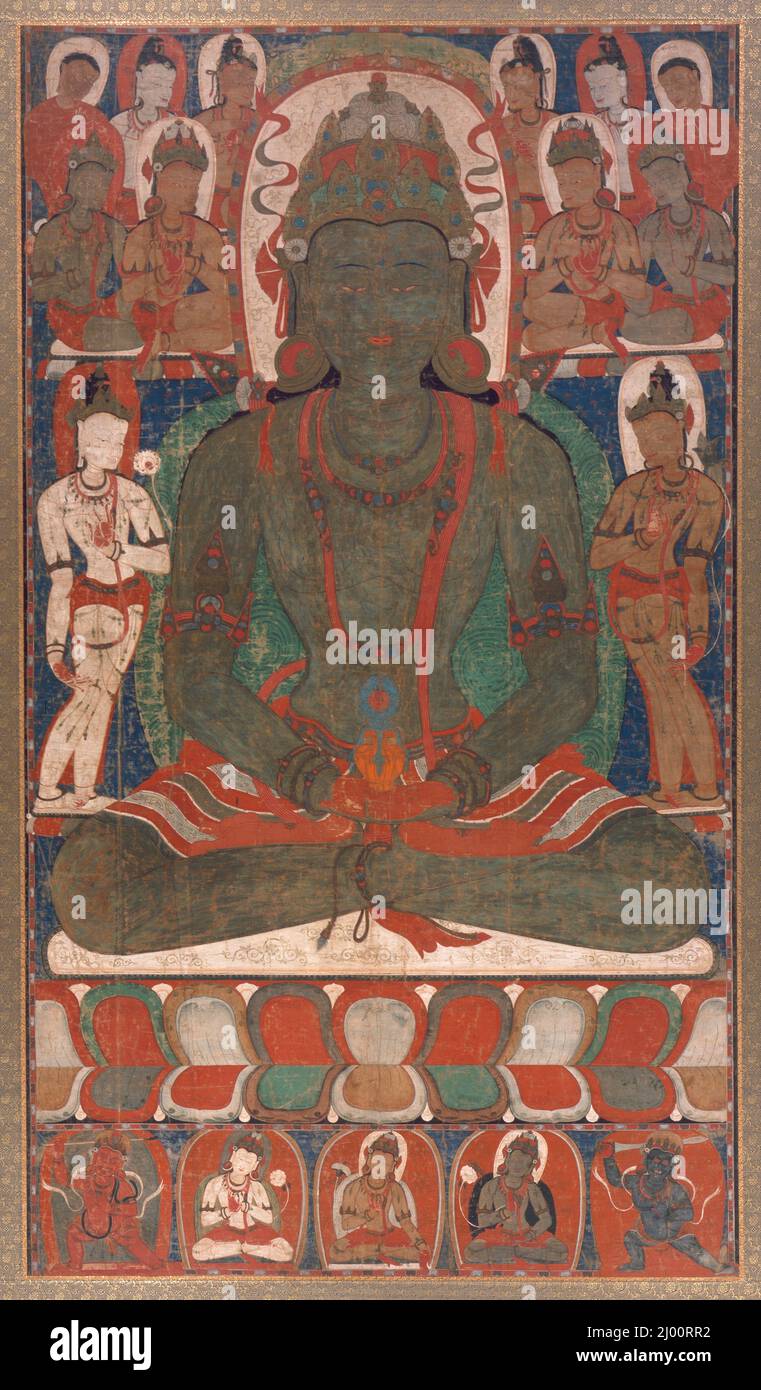 Karma Amitayus, From a Mandala of the Ninefold Amitayus. Central Tibet ...
