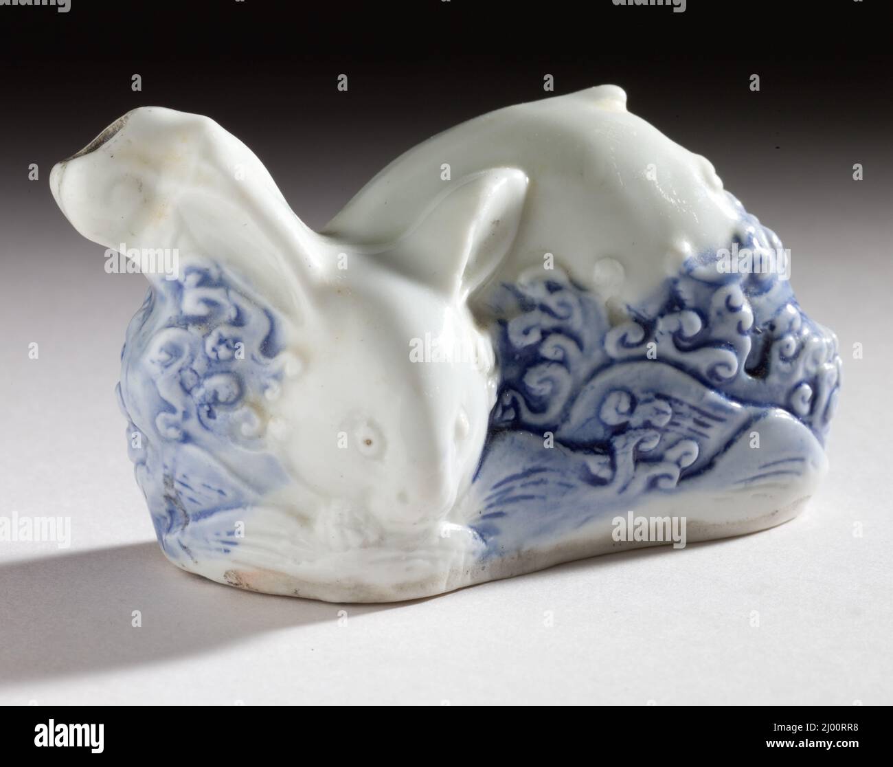 Water Dropper in the Form of a Rabbit amid Waves. Japan, 19th century ...