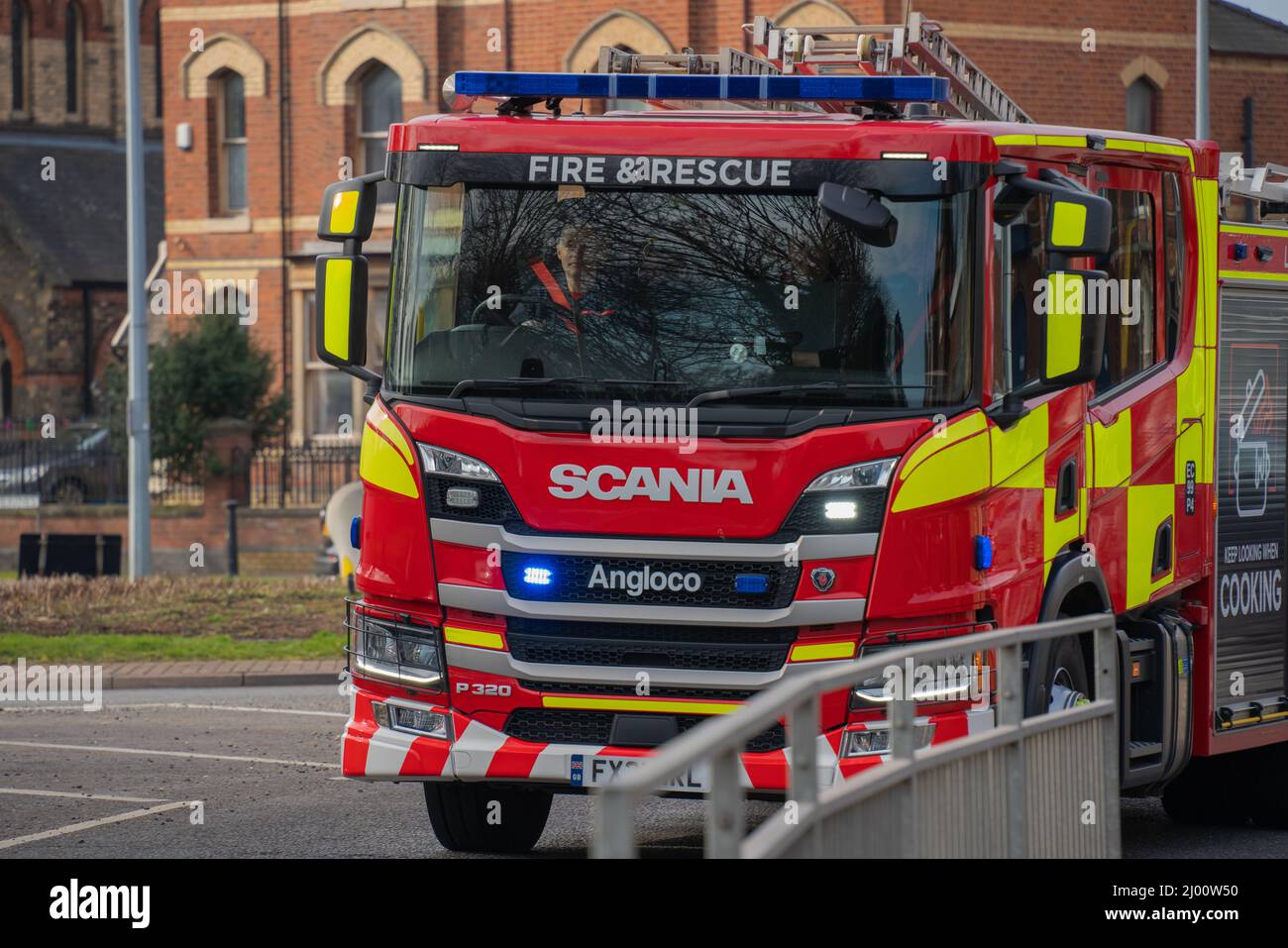 Lincolnshire Fire engine, Fire/Rescue, Scania, Fire Truck, Angloco ...