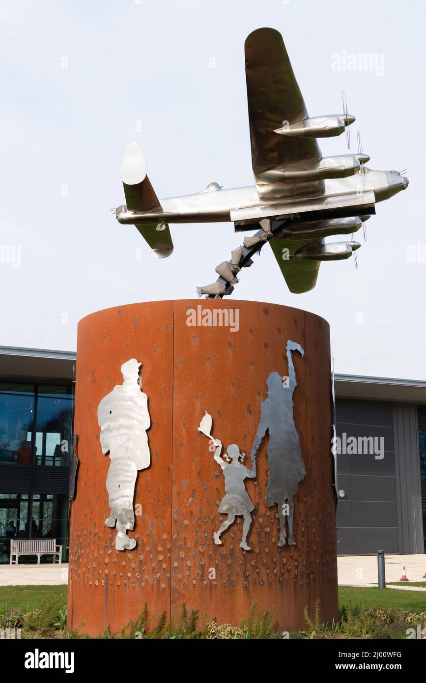 The memorial sculpture, Operation Manna, International Bomber Command ...