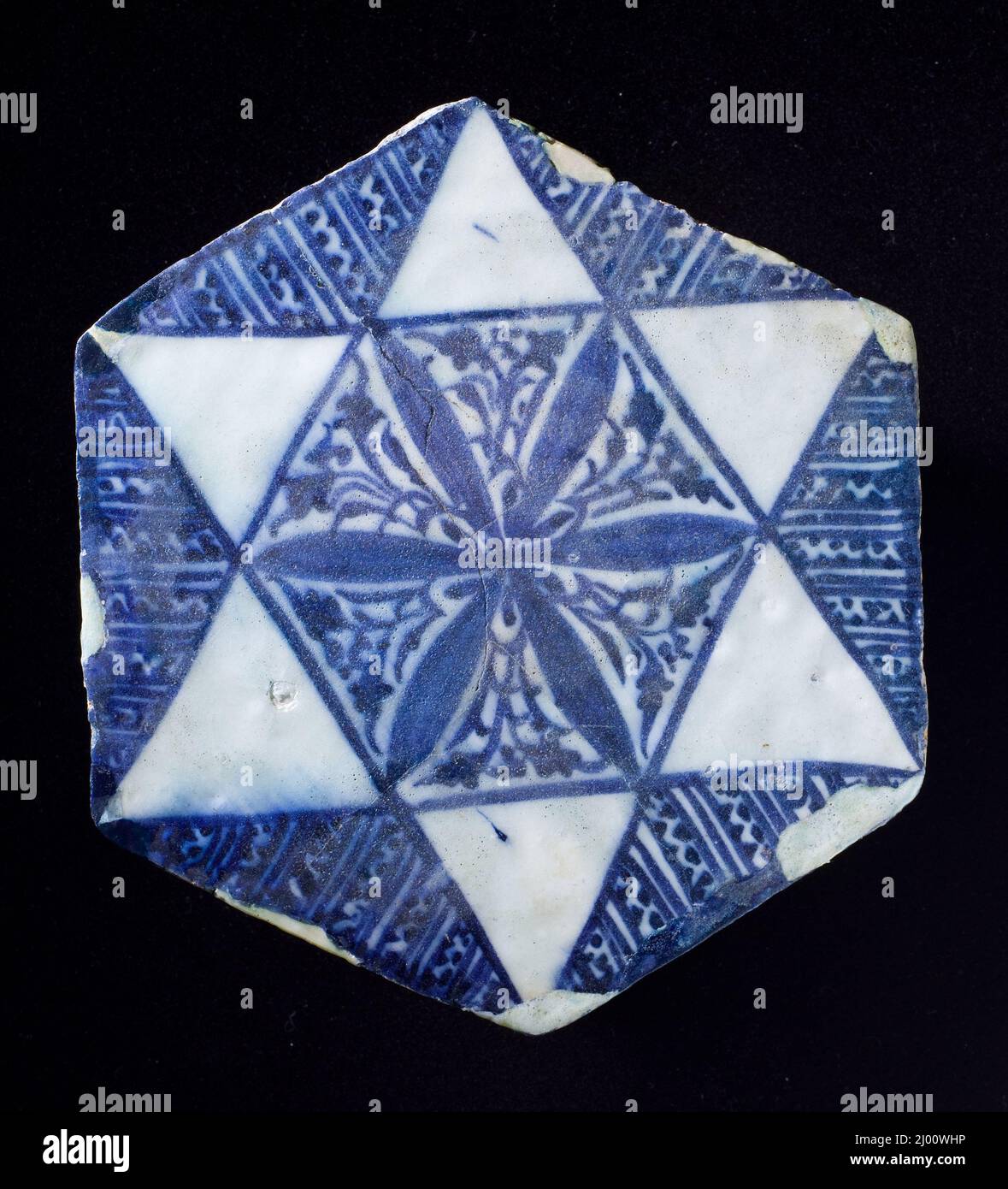 Tile. Egypt or Syria, early 15th century. Ceramics. Fritware ...