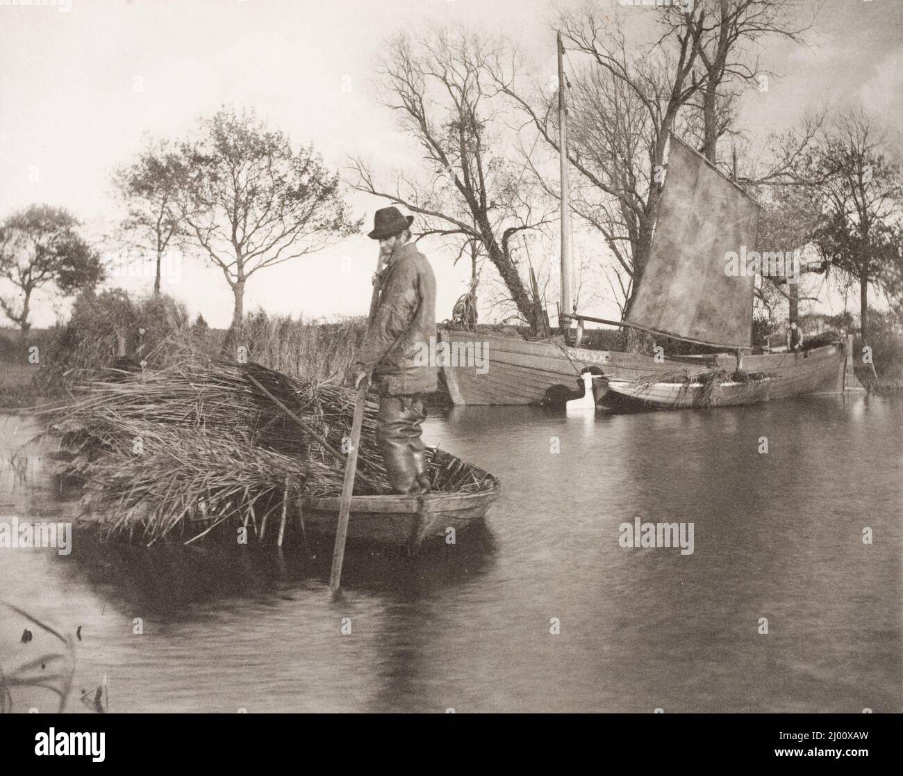 The Gladdon-Cutter's Return. Peter Henry Emerson (Cuba, active England ...