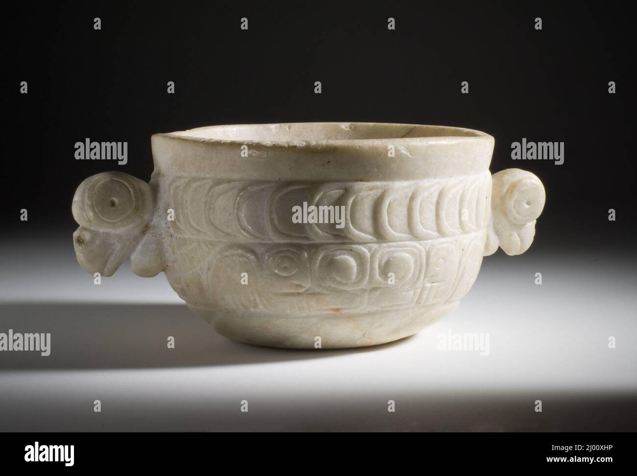 Bowl. Honduras, Ulúa Valley, Maya, 600–1000 CE. Stone. Marble Stock ...