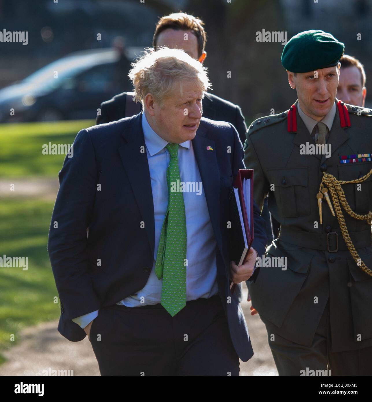 London, England, UK. 15th Mar, 2022. UK Prime Minister BORIS JOHNSON is ...