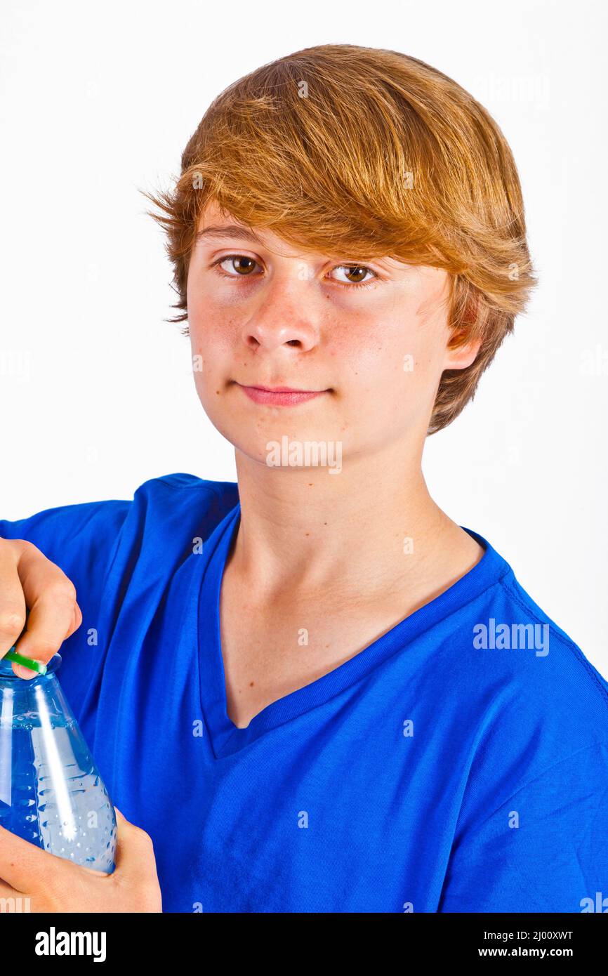 thirsty boy is drinking water Stock Photo - Alamy thirsty boy is drinking water Stock Photo - Alamy