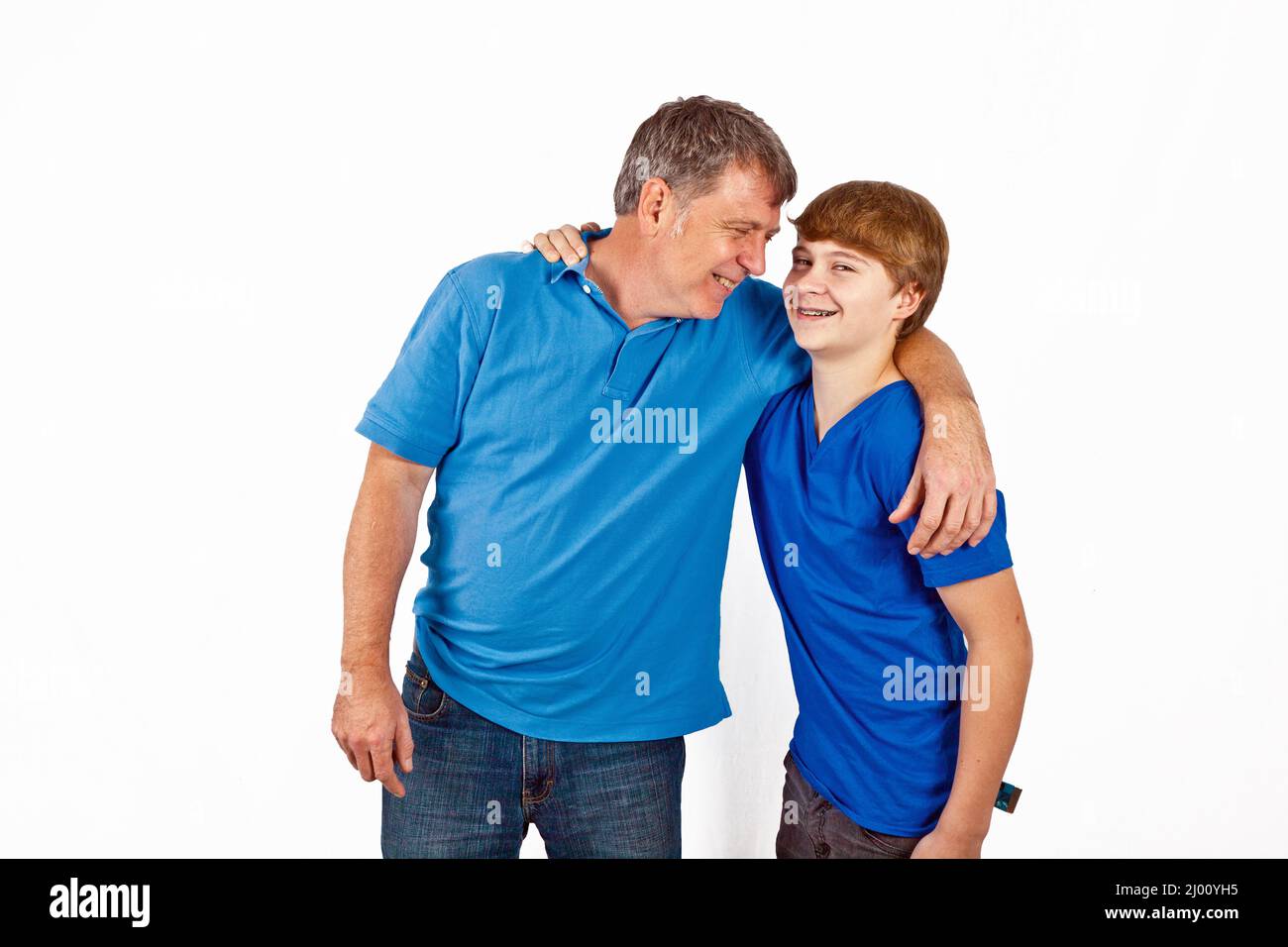 happy father with his cute son Stock Photo - Alamy