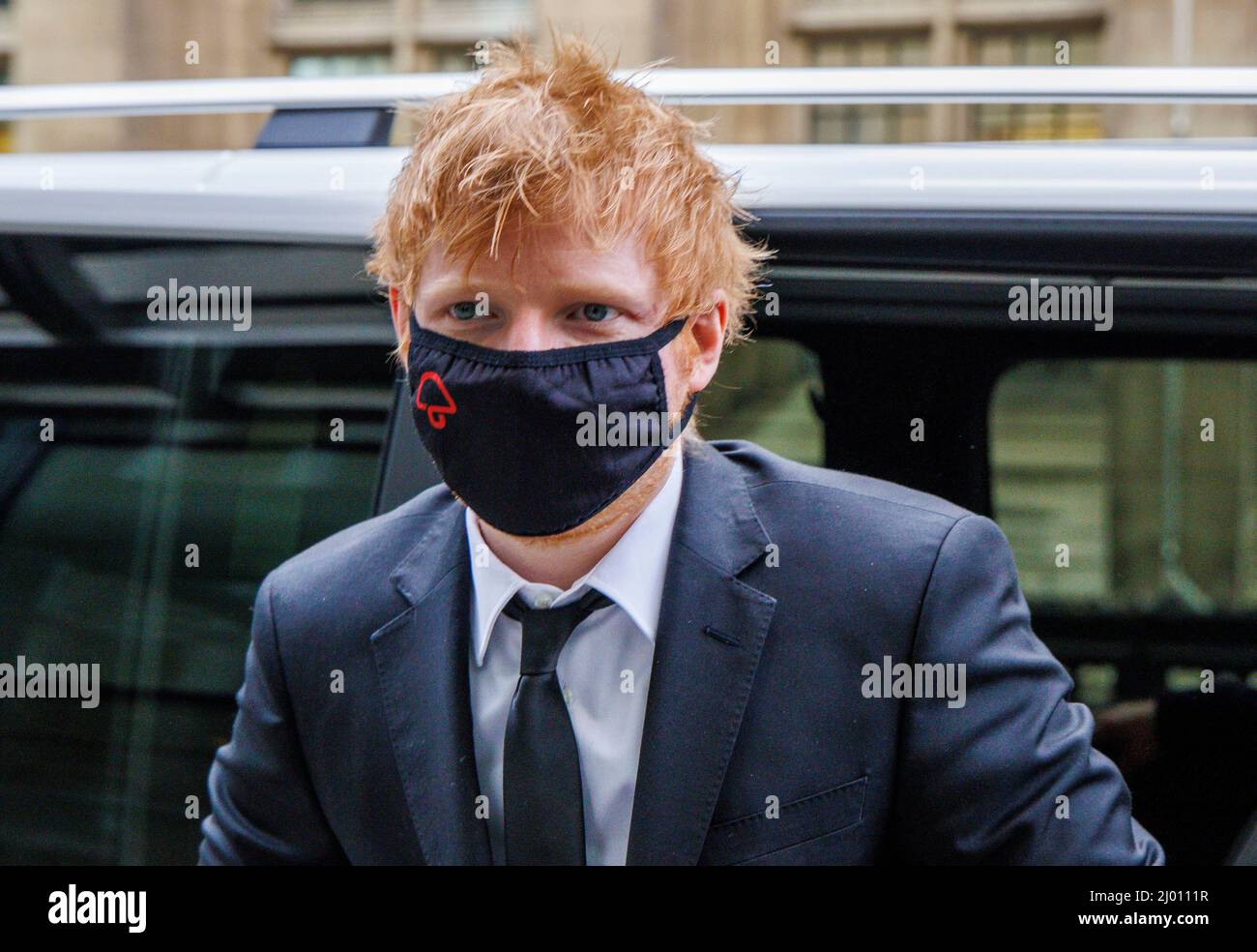 Singer-songwriter, Ed Sheeran arrives at the High Court in the ...