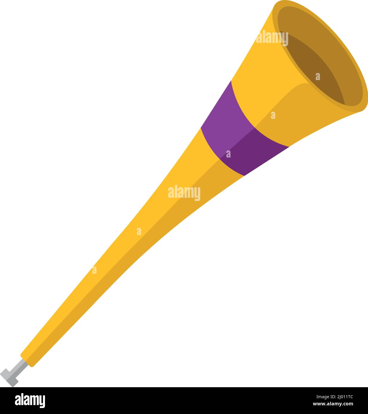 Isolated colored trumpet musical instrument Vector illustration Stock ...