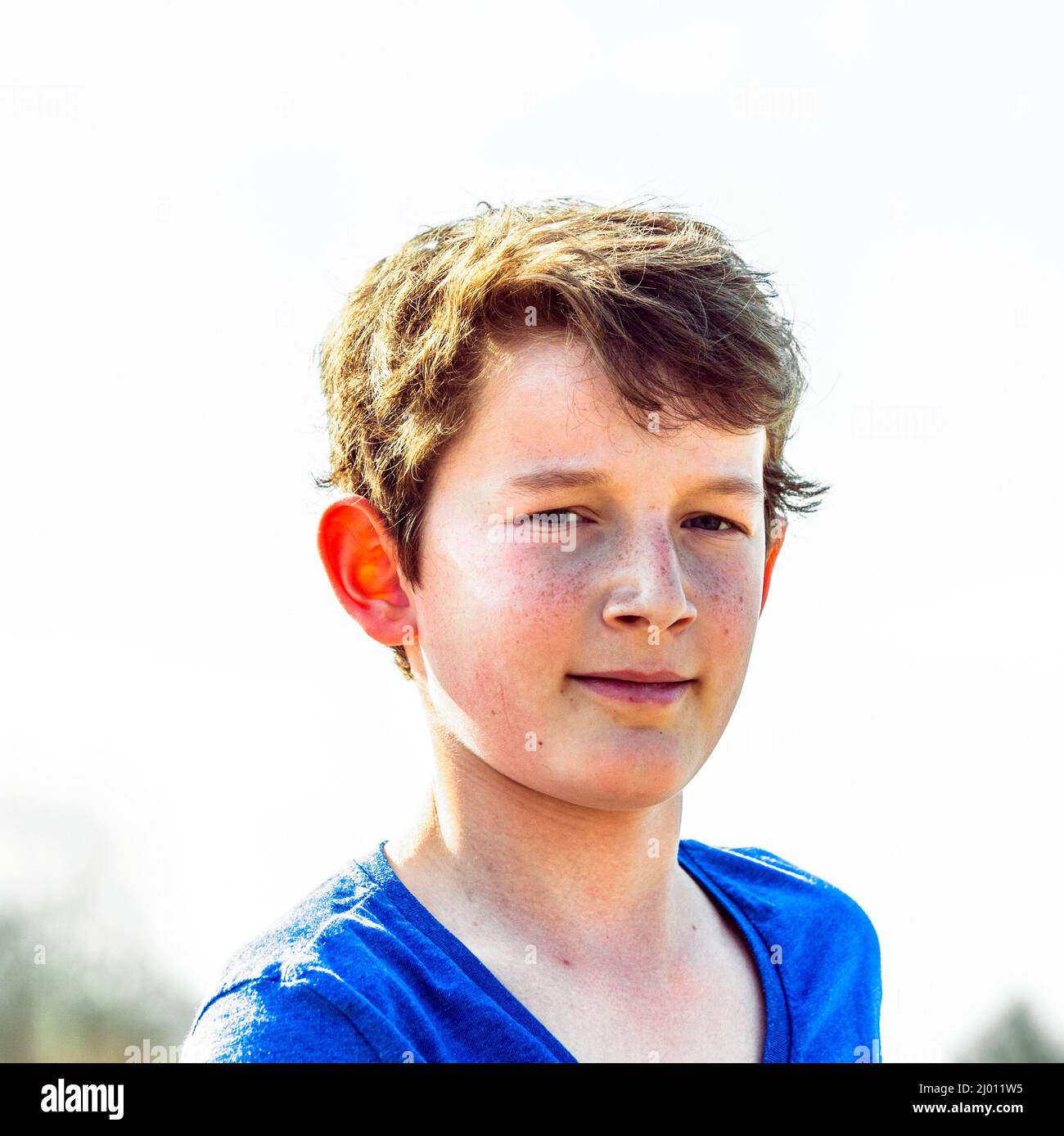 German boy teen smile hi-res stock photography and images - Alamy