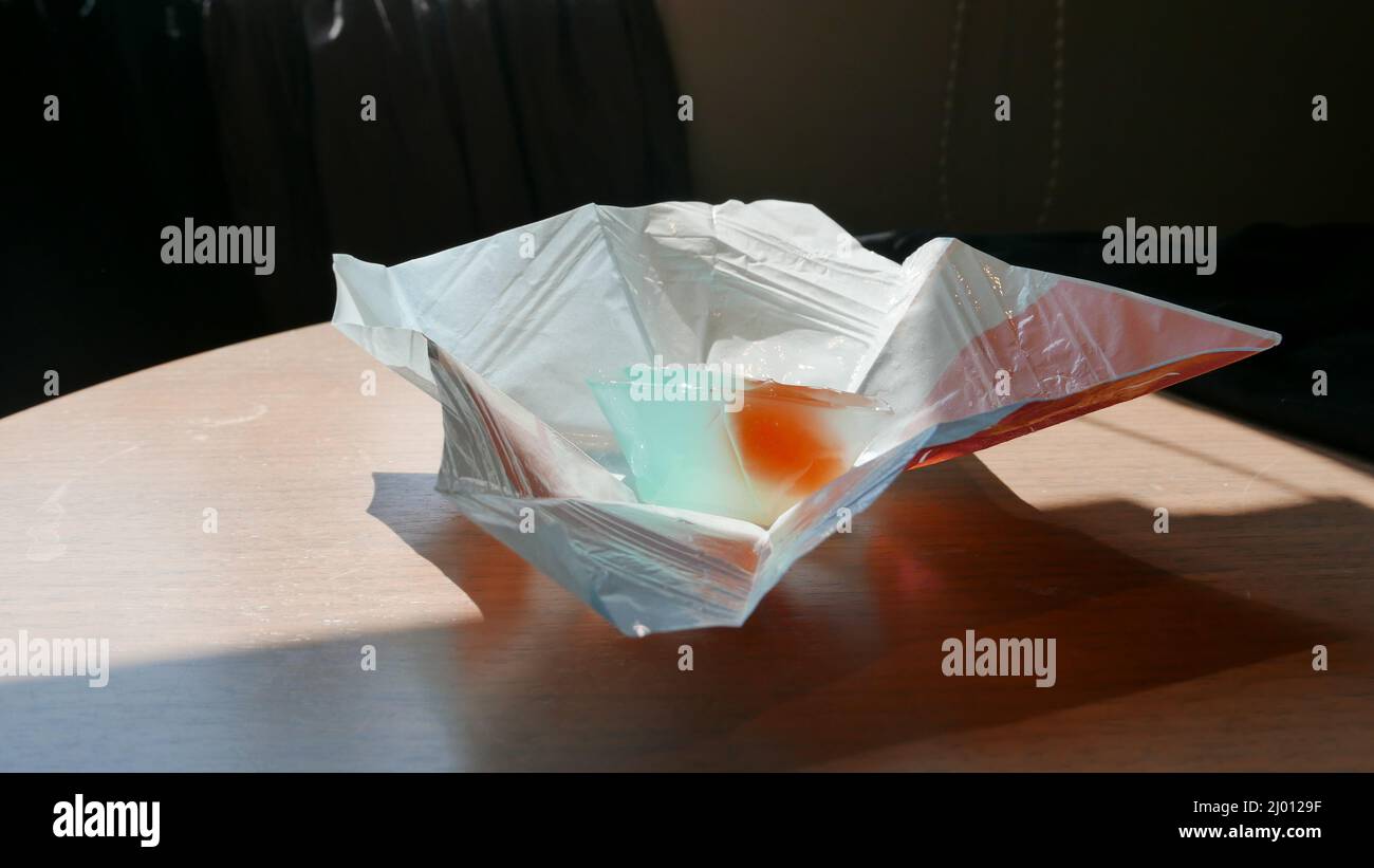 Japanese traditional dessert Golden fish jelly Stock Photo - Alamy