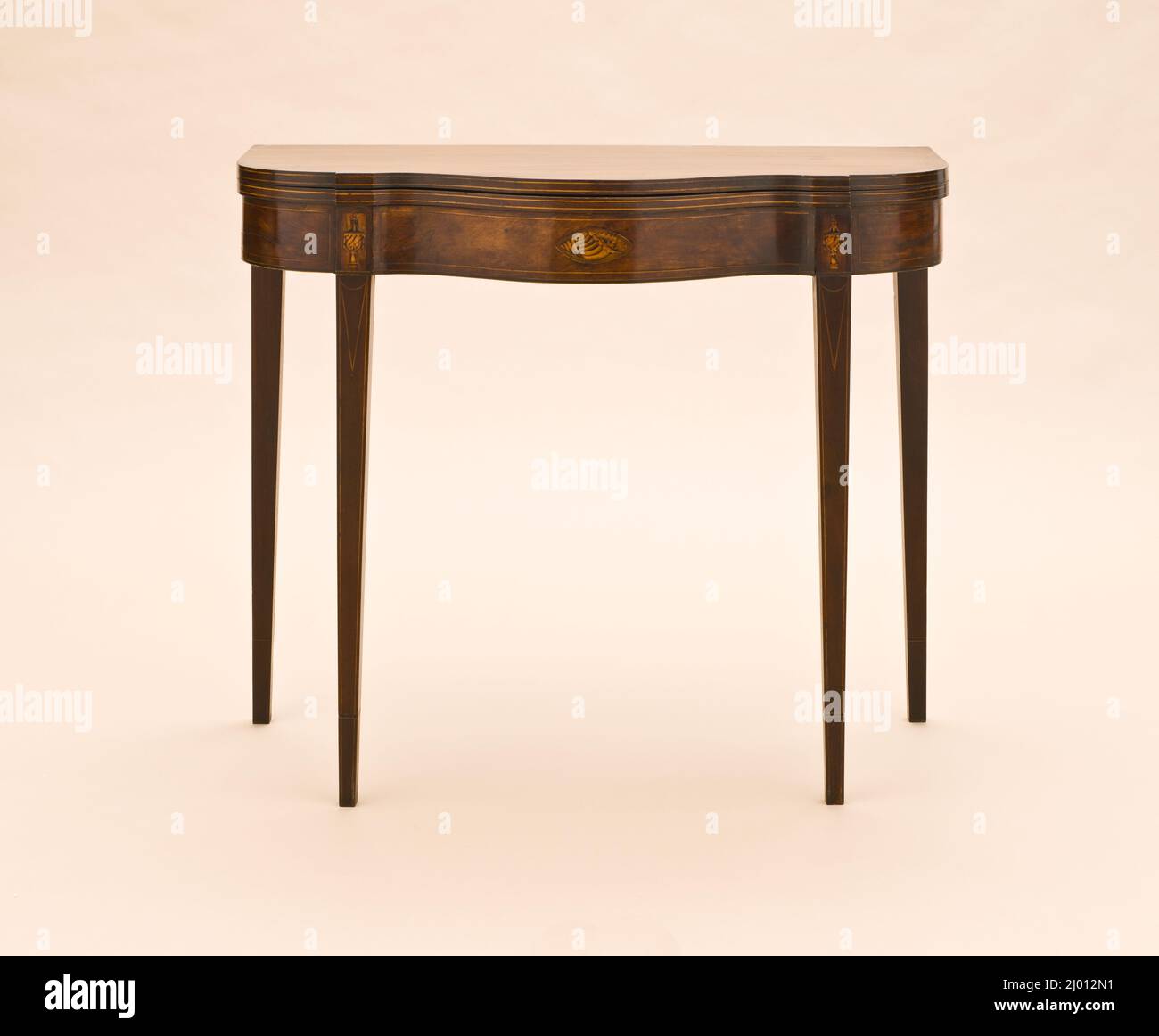 Card Table. United States, Pennsylvania, Philadelphia, 1785-1800 ...