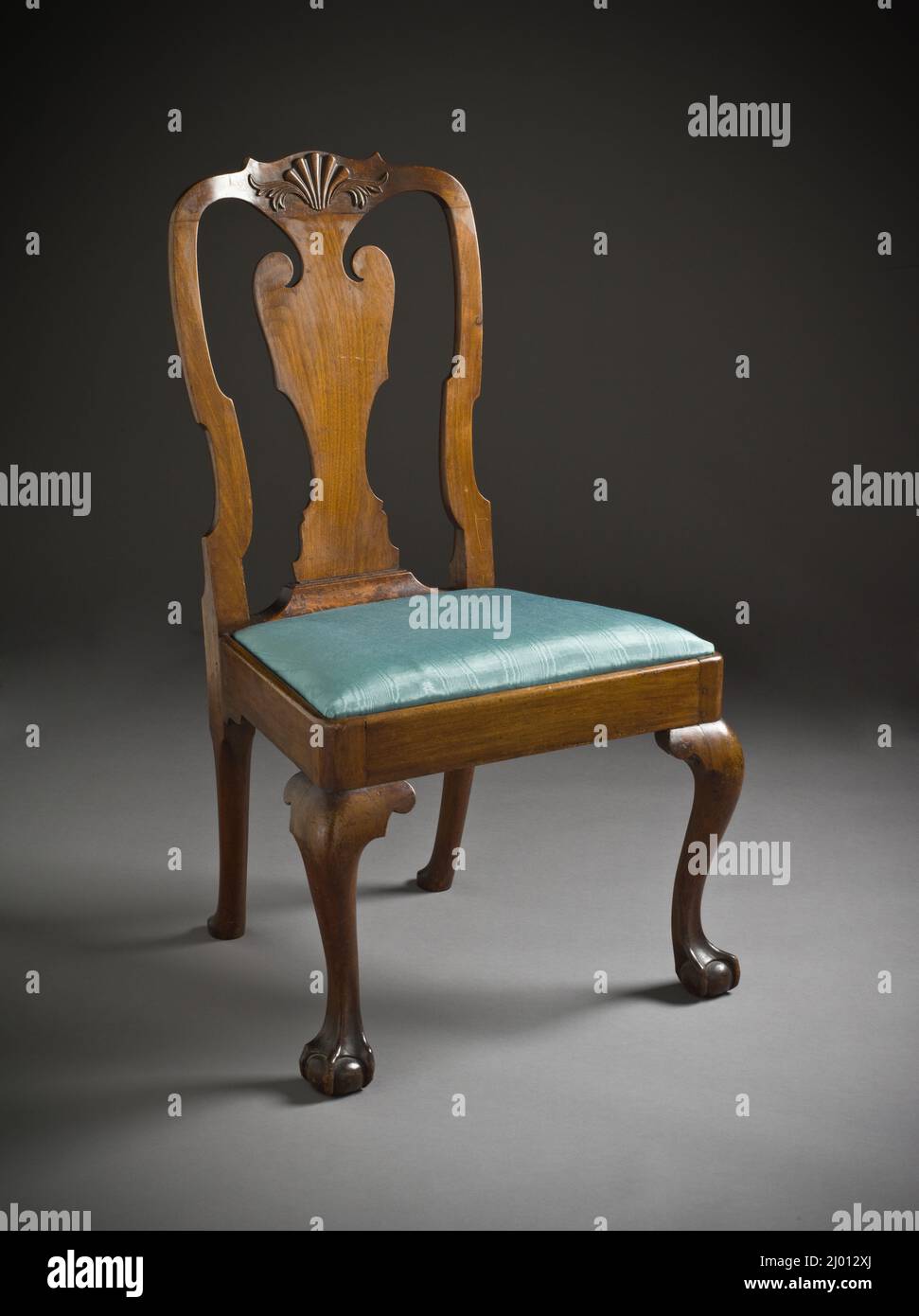 Crook-back Side Chair with Slip Seat and Ball-and-Claw Feet. United ...