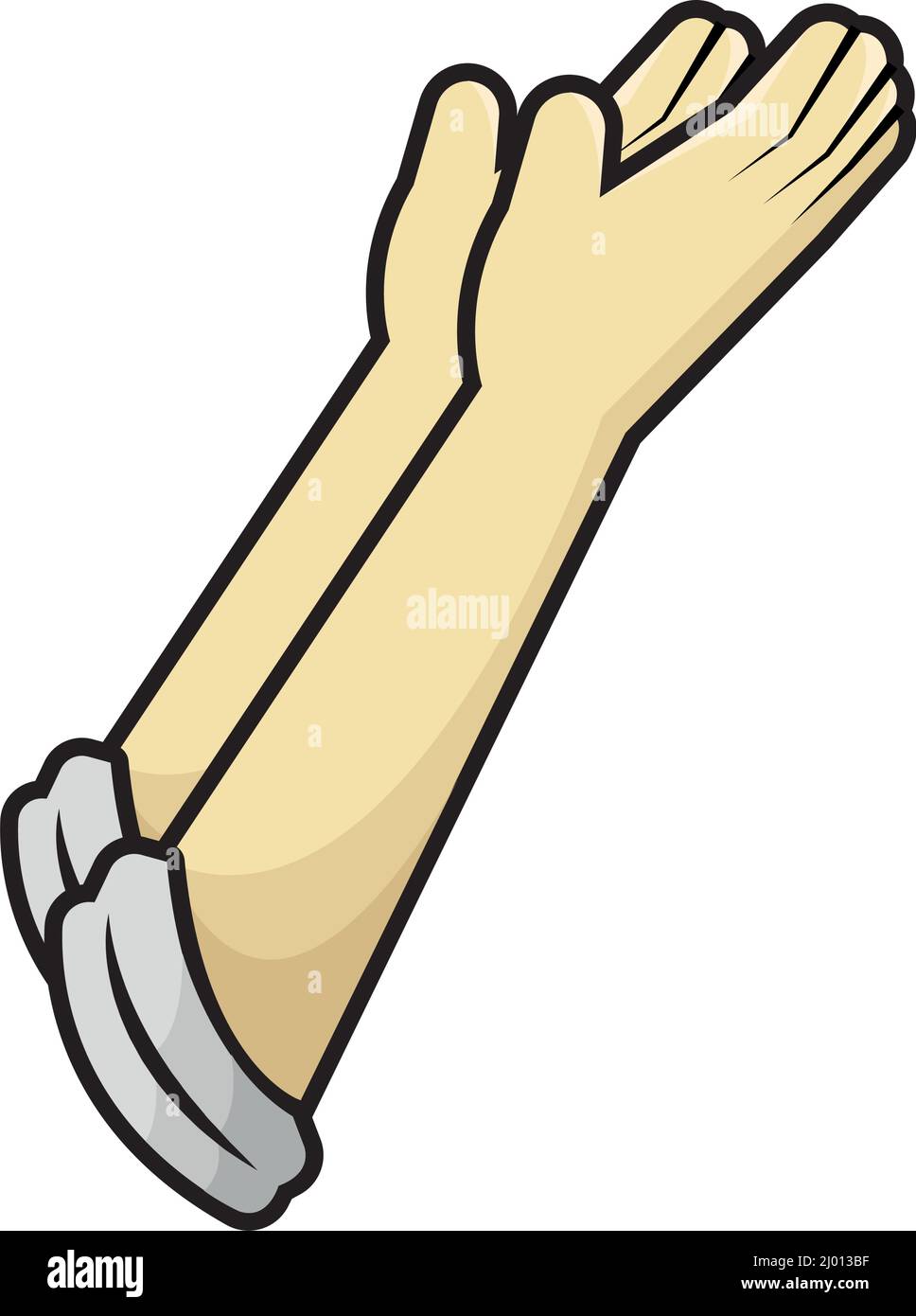 Isolated pair of cartoonish hands icon Vector Stock Vector Image & Art ...
