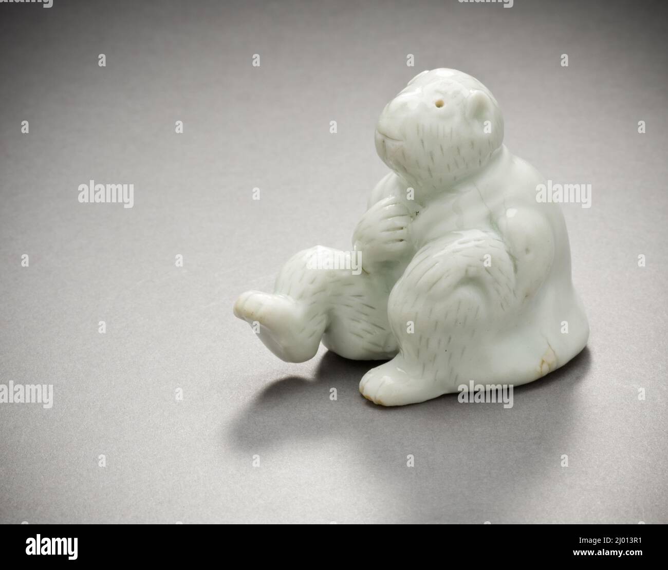 Okimono in the Form of a Costumed Monkey. Japan, 19th century. Ceramics ...