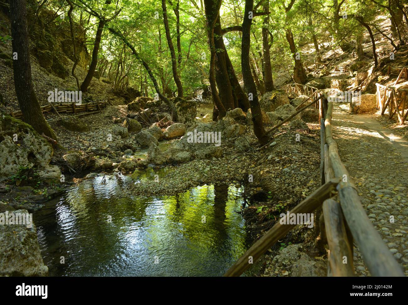 Butterfly valley reservat in Rhodes Island, Greece, walking paths in ...