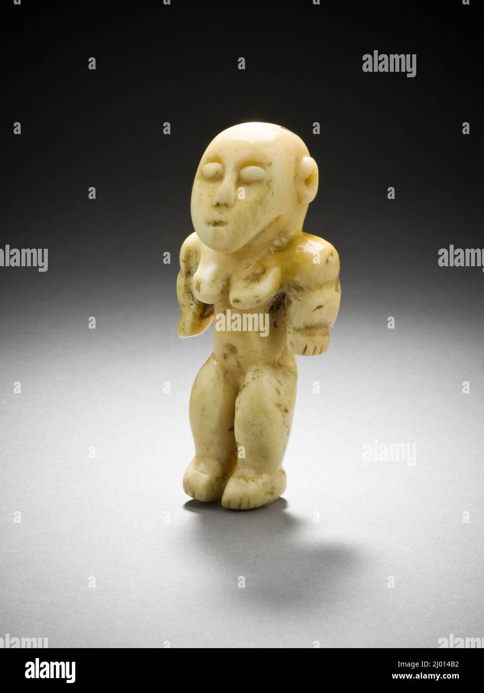 Female Figure. Tonga, circa 1850. Sculpture. Sperm whale ivory Stock ...
