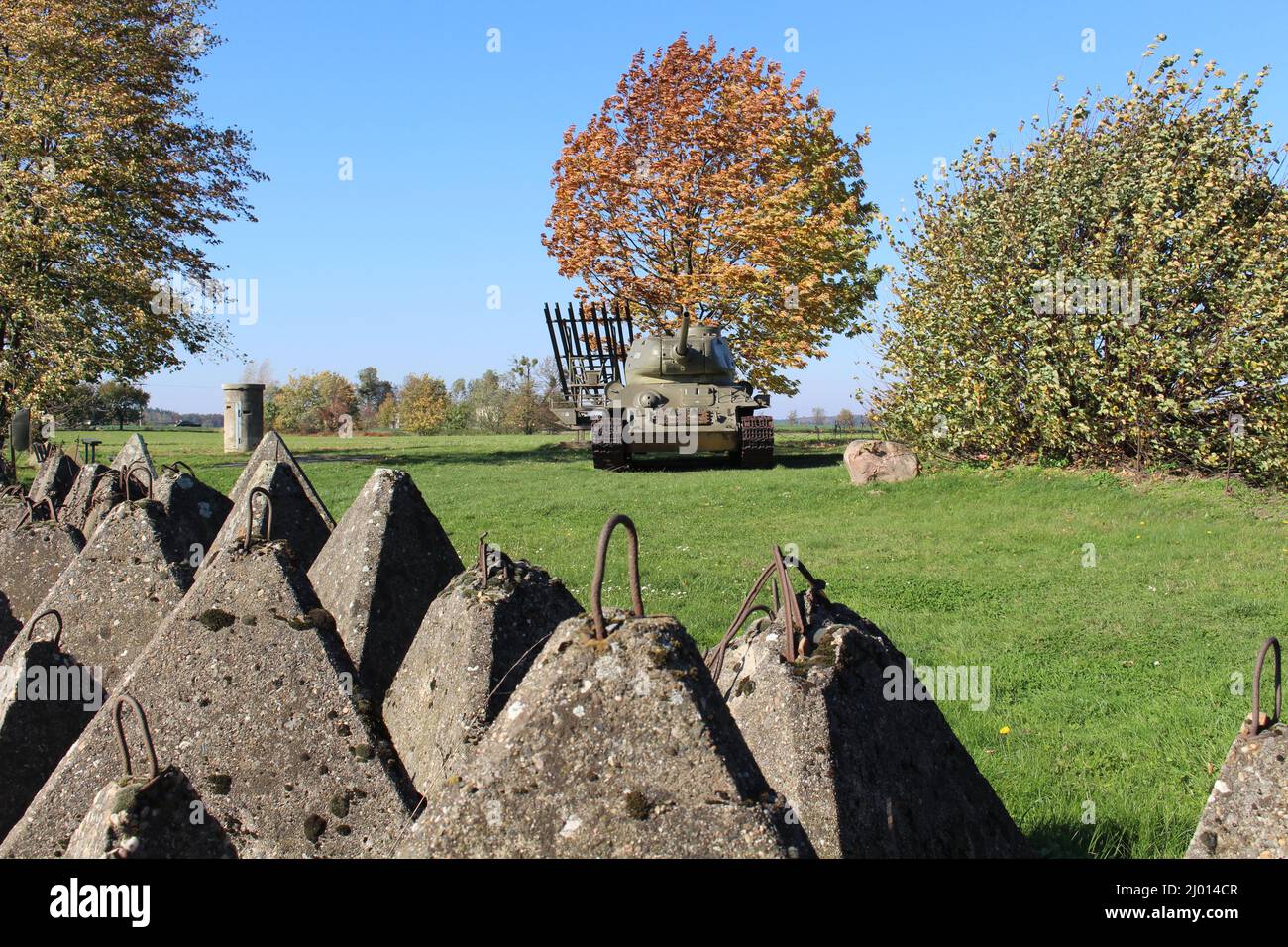 Tank in the museum in Ostrava, Czech Republic Stock Photo - Alamy