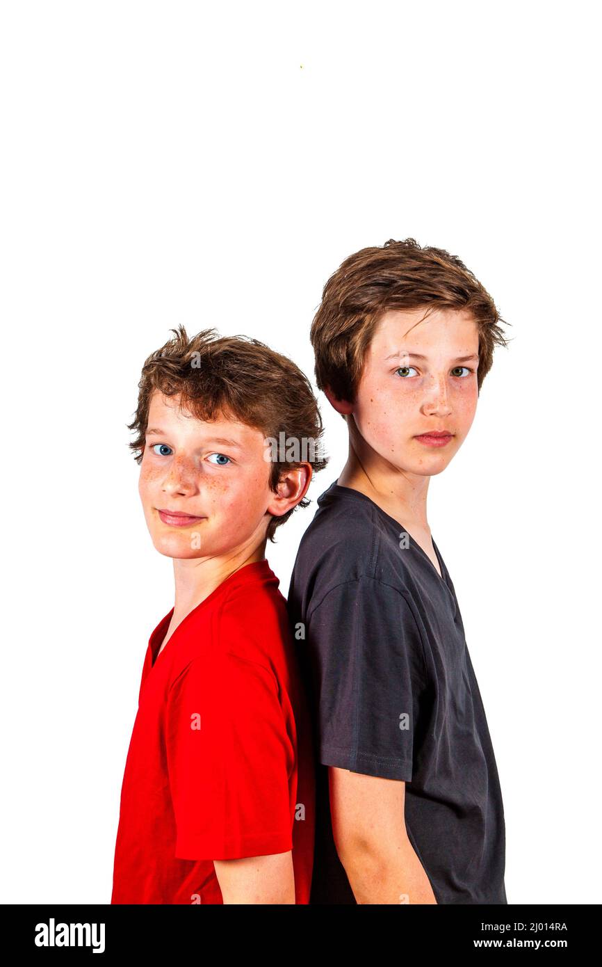 happy brothers hugging and enjoy life Stock Photo - Alamy