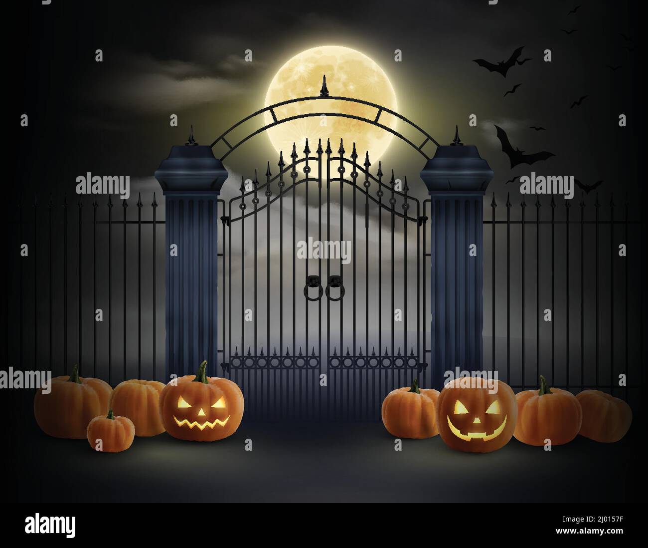 Moon gates Stock Vector Images - Alamy