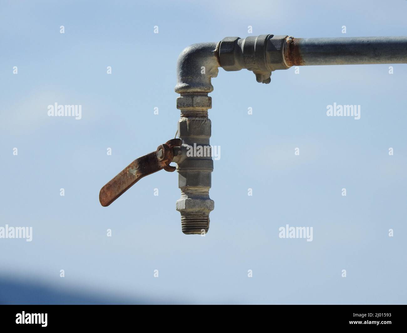 Closeup shot of a thin industrial tube Stock Photo - Alamy