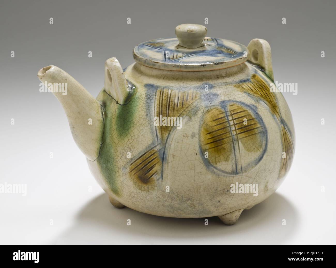 Spouted Sake Decanter with Abstract Designs. Japan, Meiji period (1868 ...