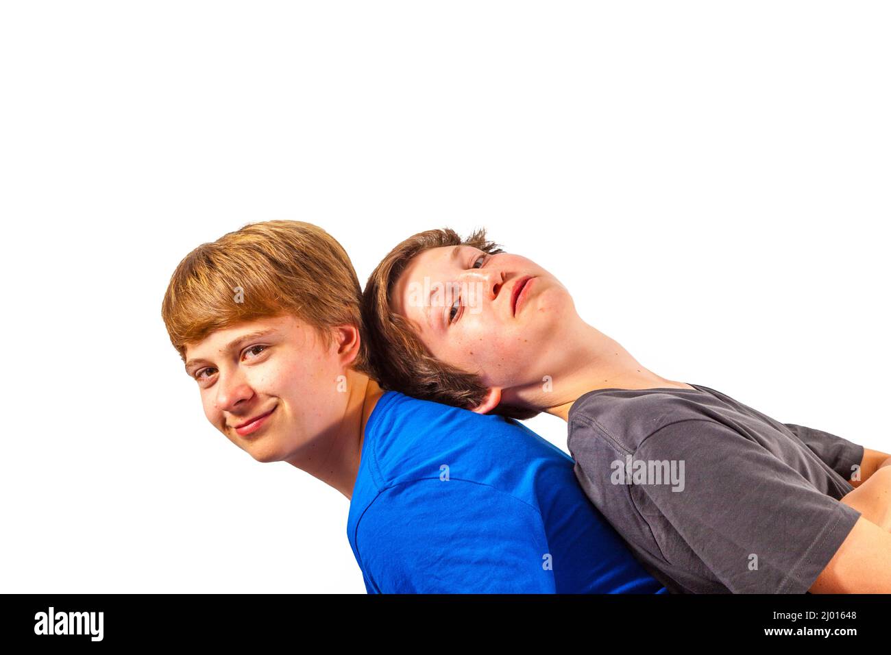 two happy joyful friends enjoy life Stock Photo - Alamy