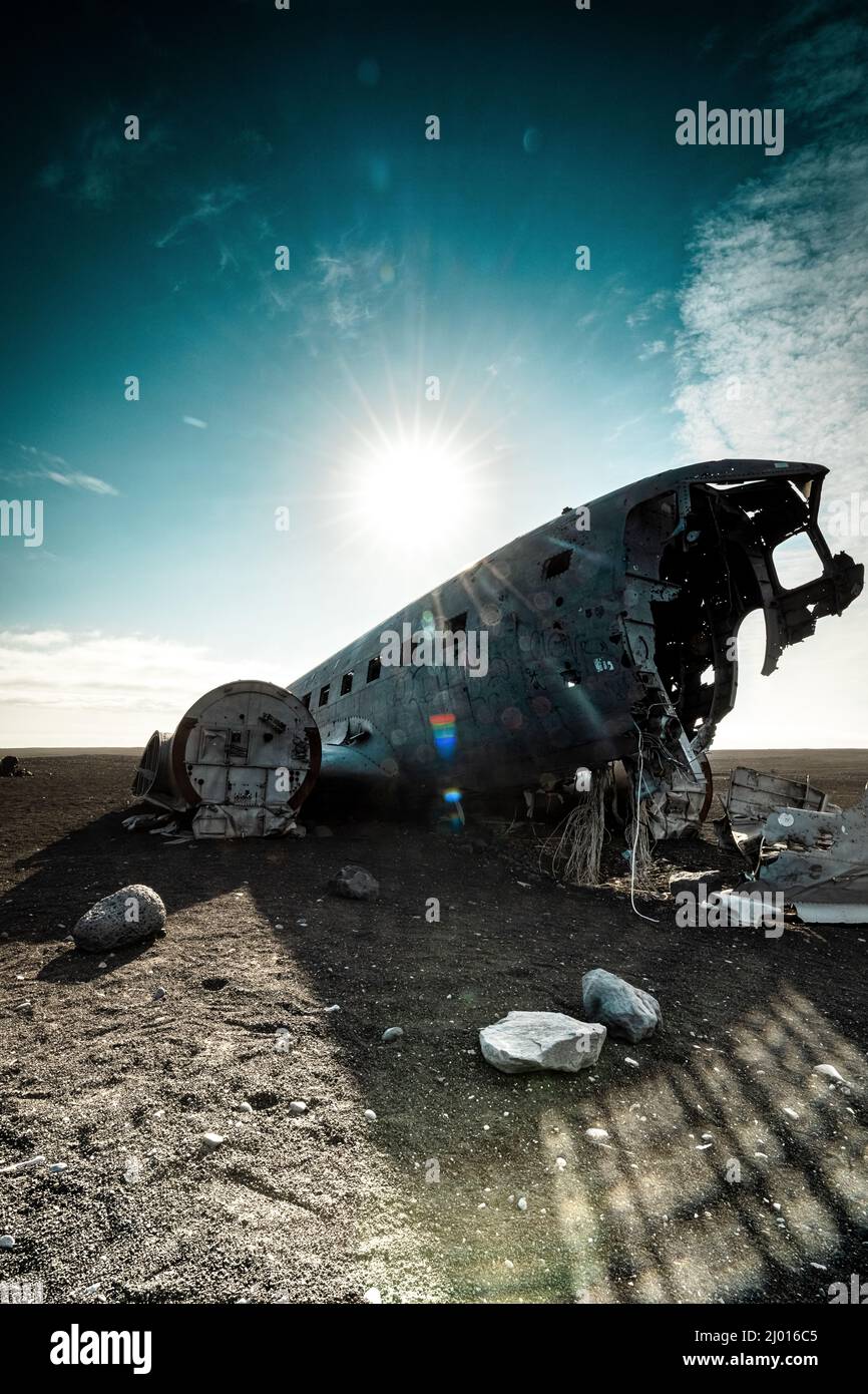 Dc plane wreck on hi-res stock photography and images - Alamy