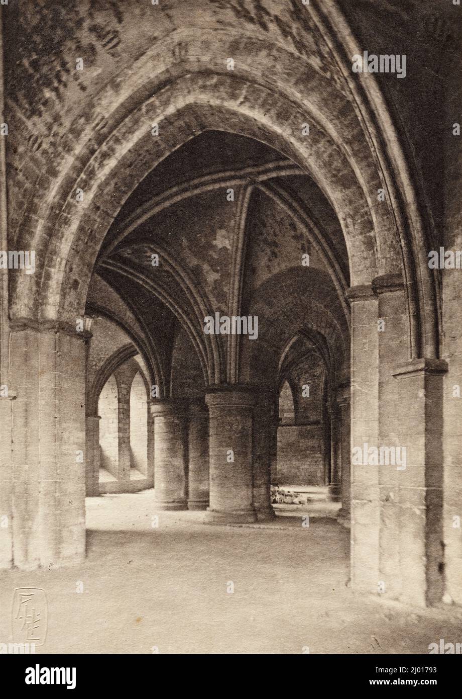 Crypt Of Canterbury Cathedral. Frederick H. Evans (England, 1853-1943 ...