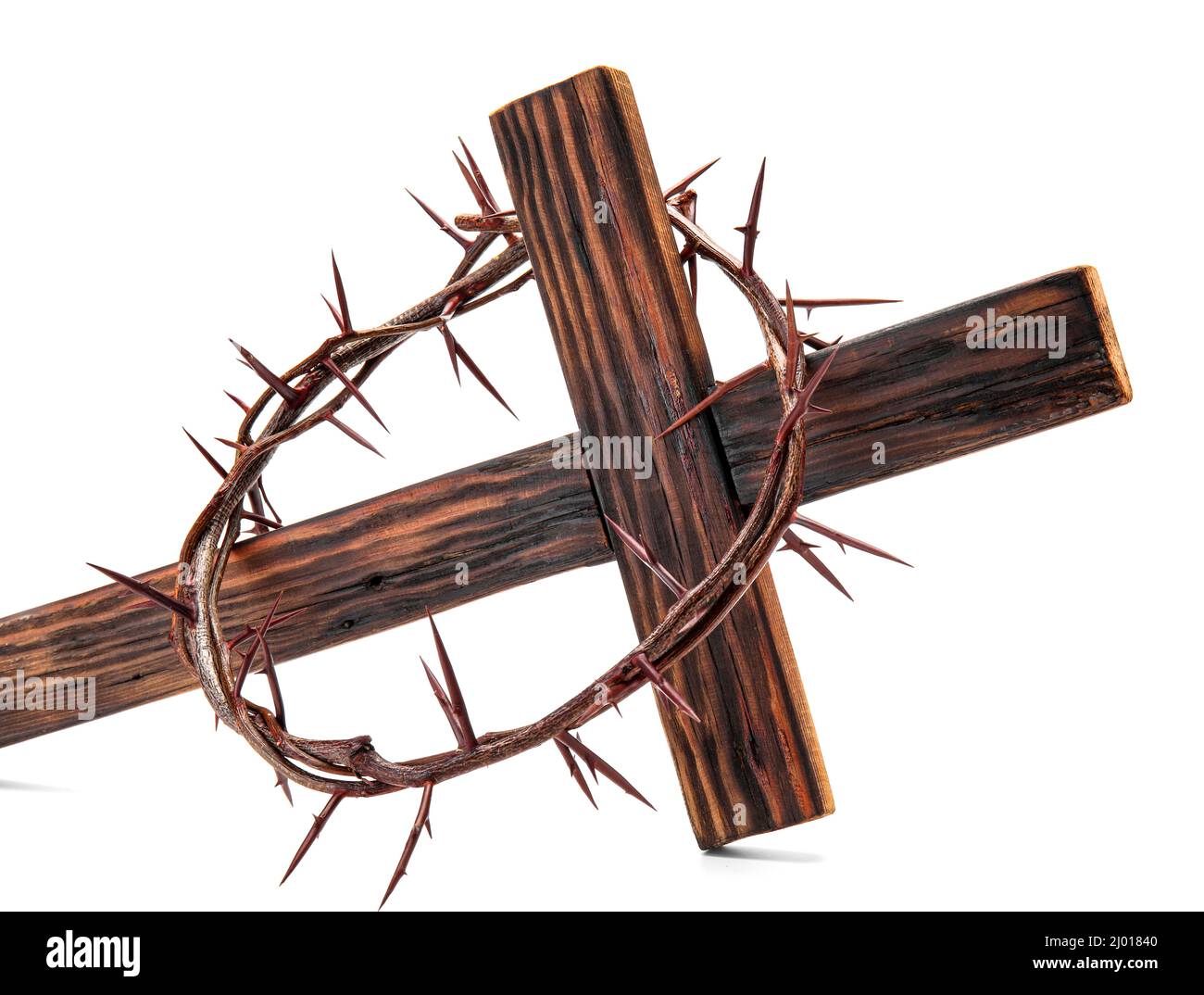 Crown thornes on cross hi-res stock photography and images - Alamy