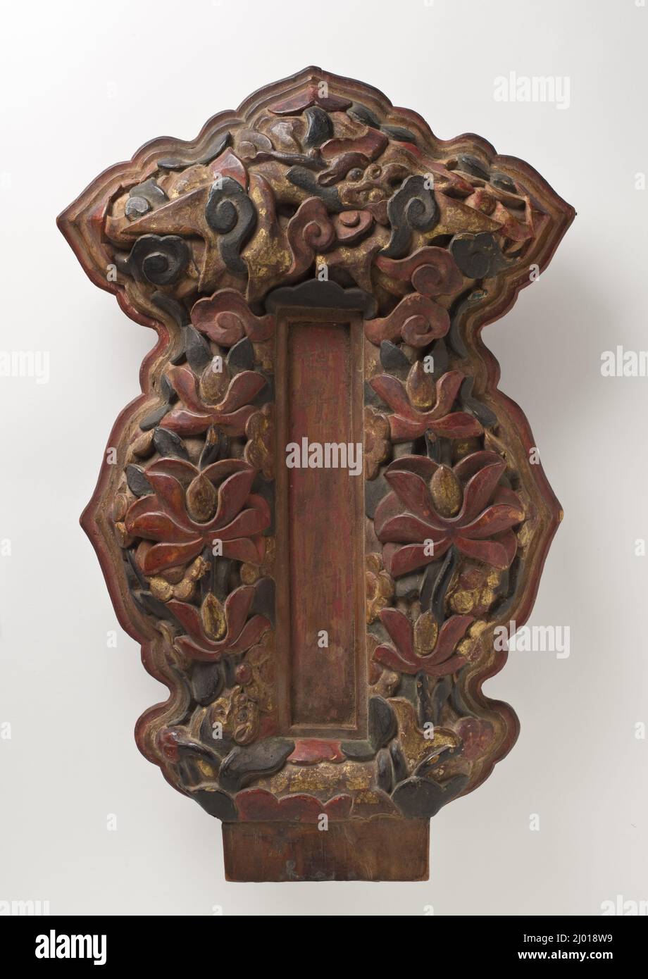 Wooden Prayer Tablet. Korea, Korean, Joseon (1392-1910), late 18th ...