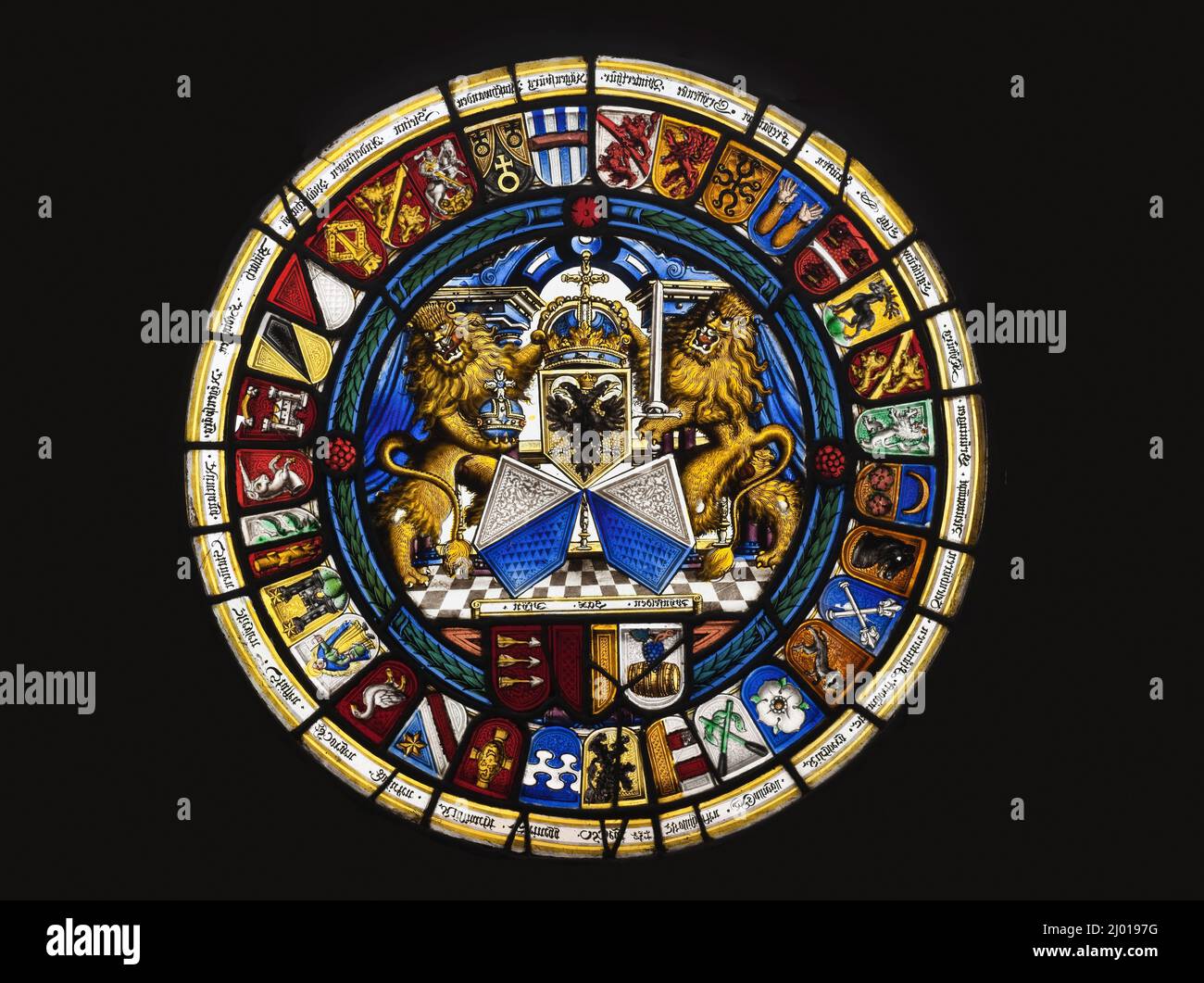 Roundel: Arms of the Old Canton of Zurich Stock Photo - Alamy