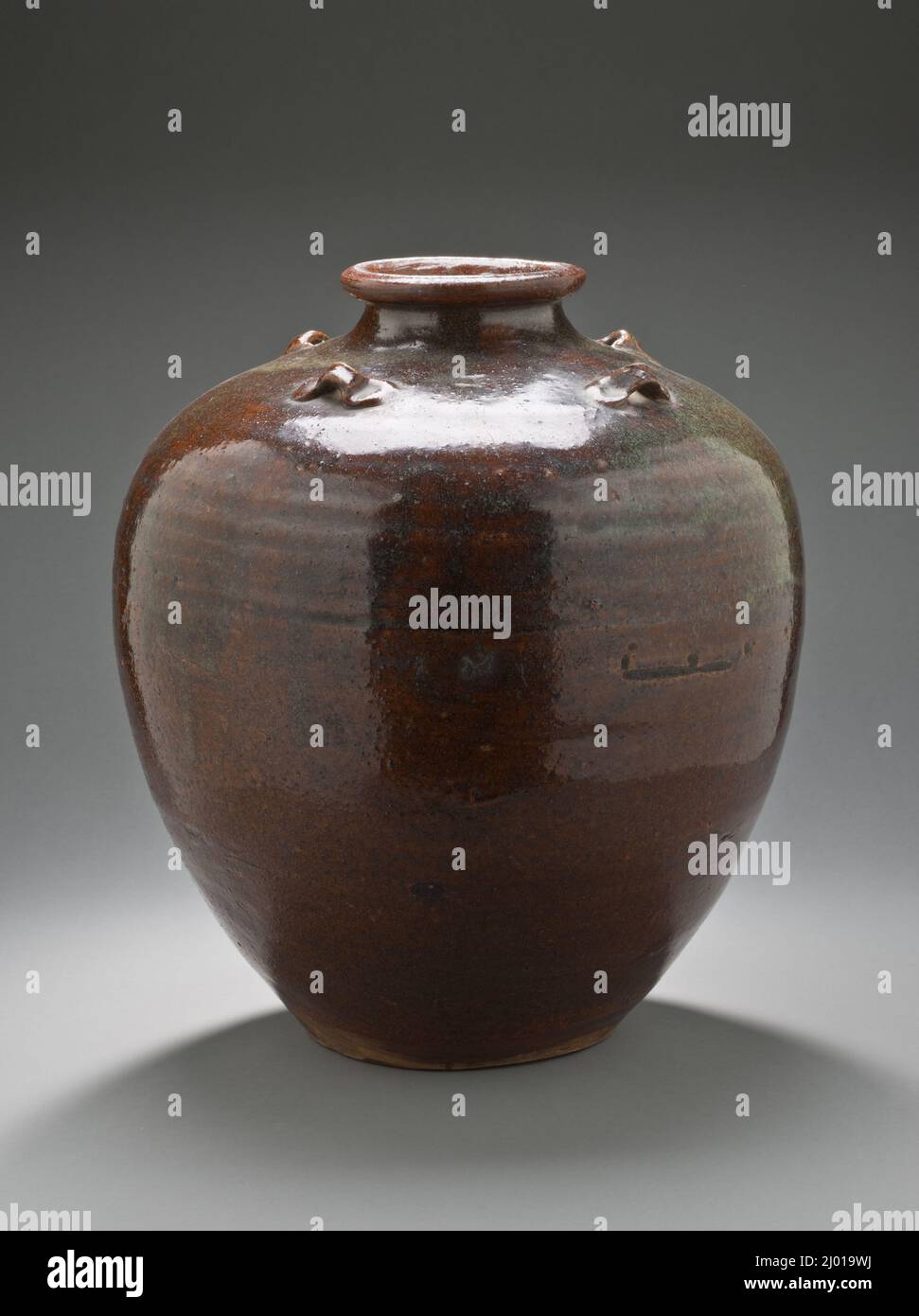 Tea Leaf Storage Jar with Four Lugs. Japan or China, circa 16th-18th ...