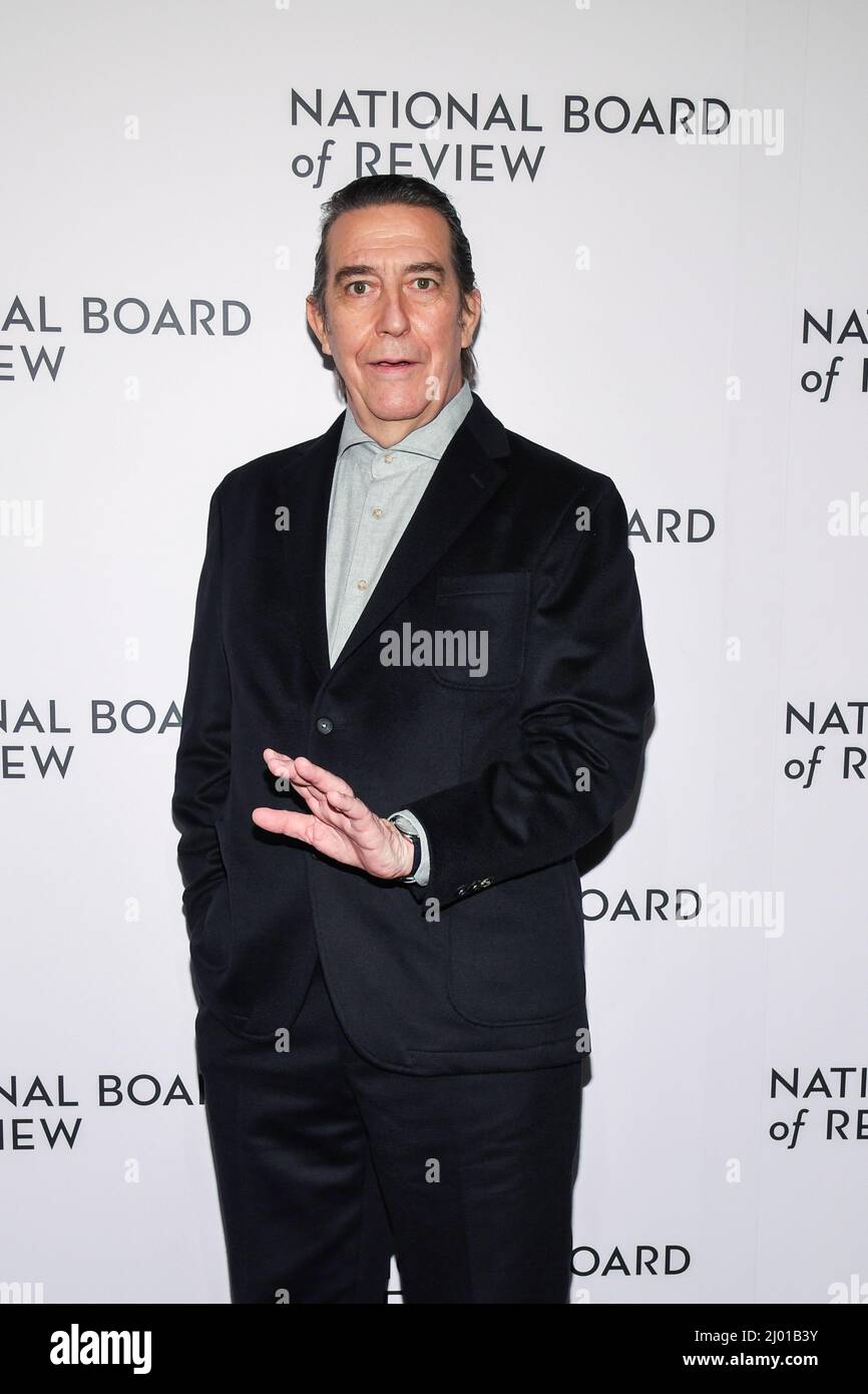 Ciaran Hinds walking on the red carpet during the National Board of ...